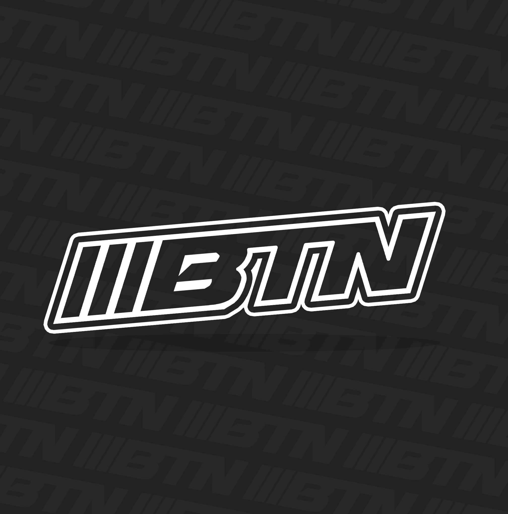BTN Double Outline 7" Decal – BTN - Boost The North